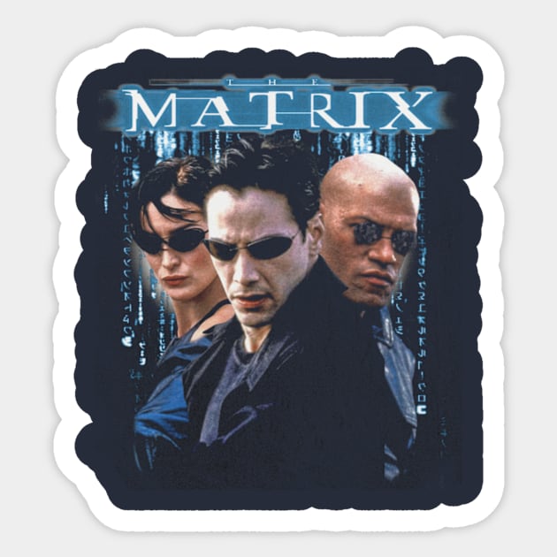The Matrix Vintage 1999 By Magikal Prints - The Matrix - Sticker | TeePublic